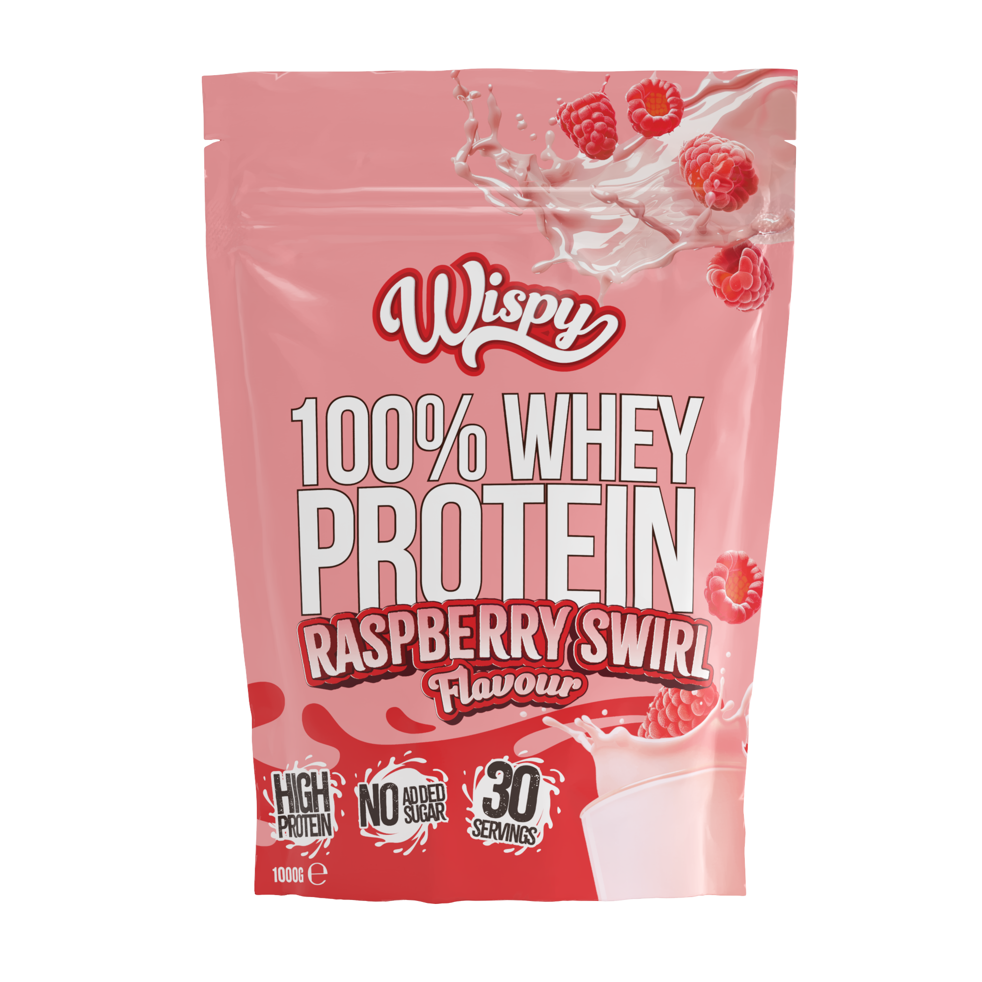 Wispy Whey 100 (1 kg) - Raspberry Swirl