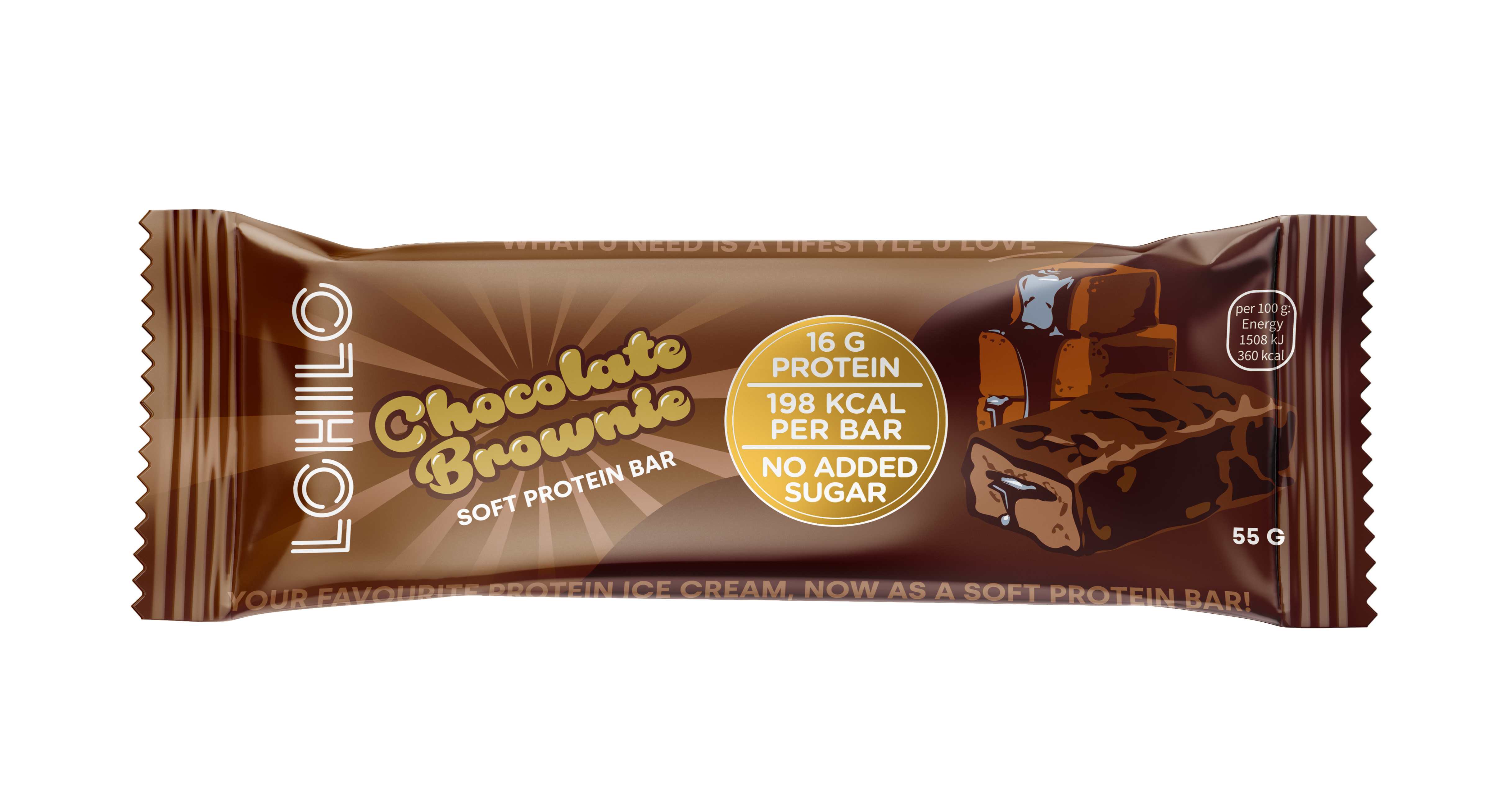 Lohilo Protein Bar - Chocolate Brownie (55g)