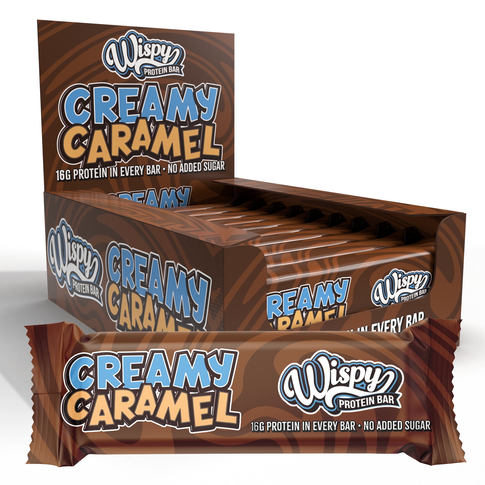 Köp Wispy Protein Bar - Creamy Caramel hos Muscle House » skarpa priser