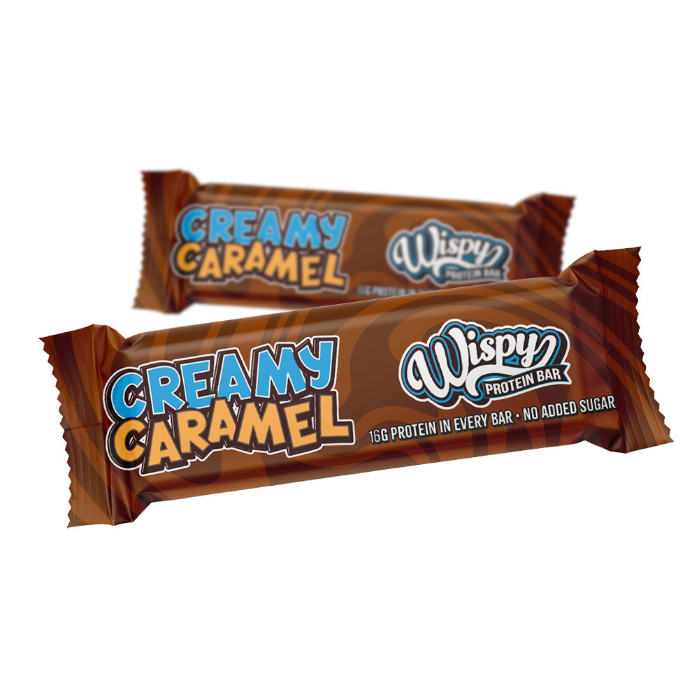 Köp Wispy Protein Bar - Creamy Caramel hos Muscle House » skarpa priser